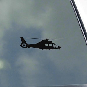 MH-65 DOLPHIN Side View Pilot Vinyl Sticker Decal Crew HH-65 Coast ...