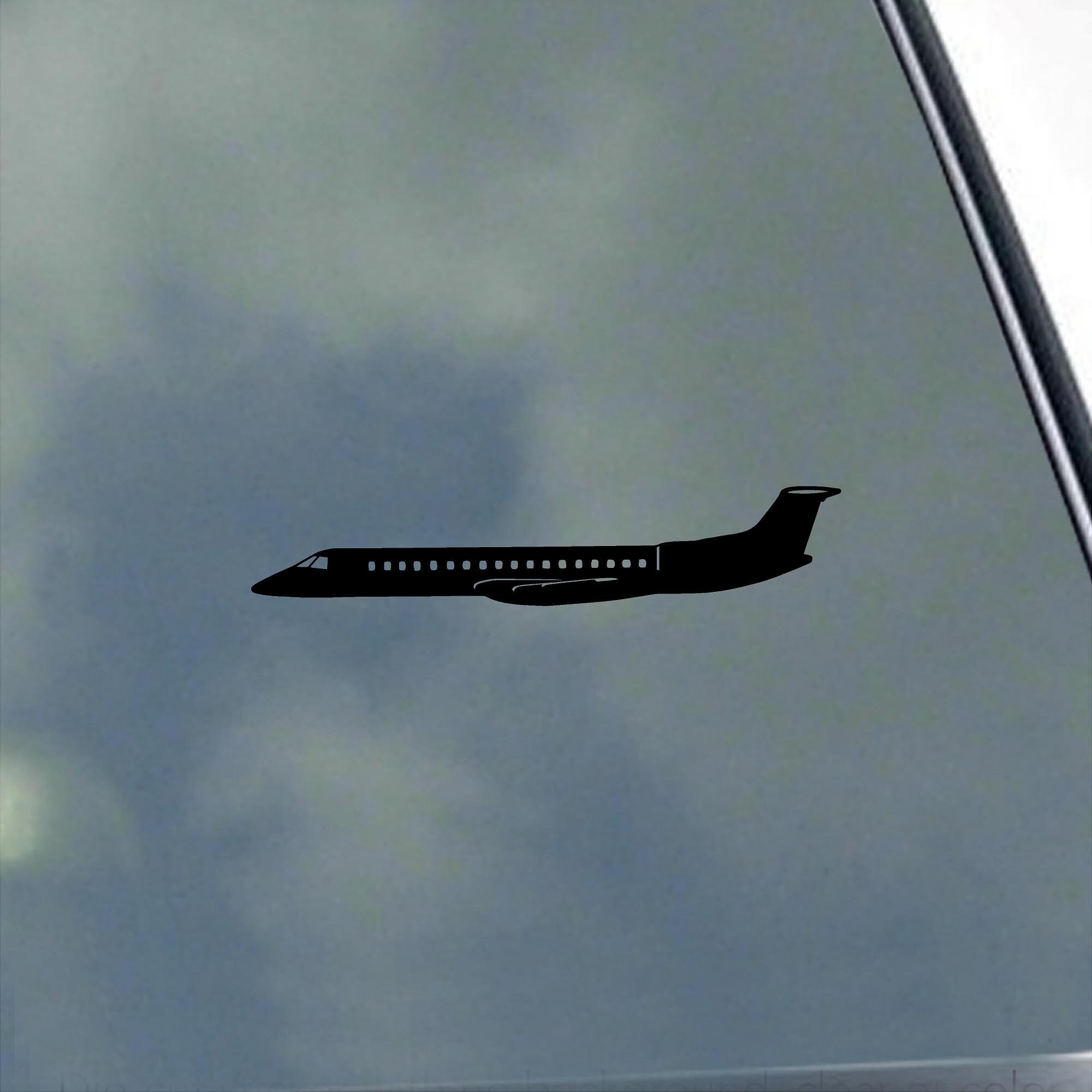 EMB-145 Side View Vinyl Sticker Decal by KLO Graphics General Aviation ...