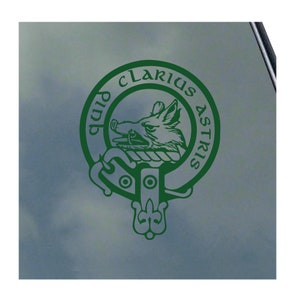 BAILLIE CLAN CREST Vinyl Sticker Decal Truck Car Computer Scottish ...