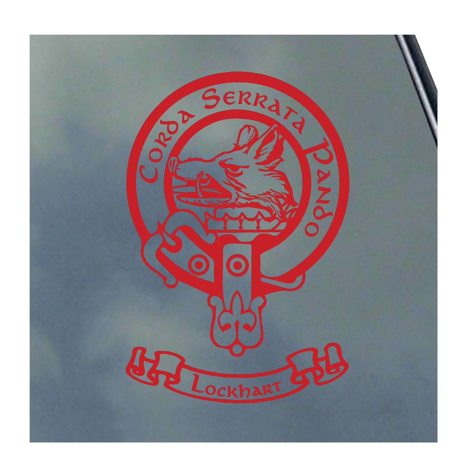 LOCKHART CLAN CREST Vinyl Sticker Truck Car Window Laptop - Etsy