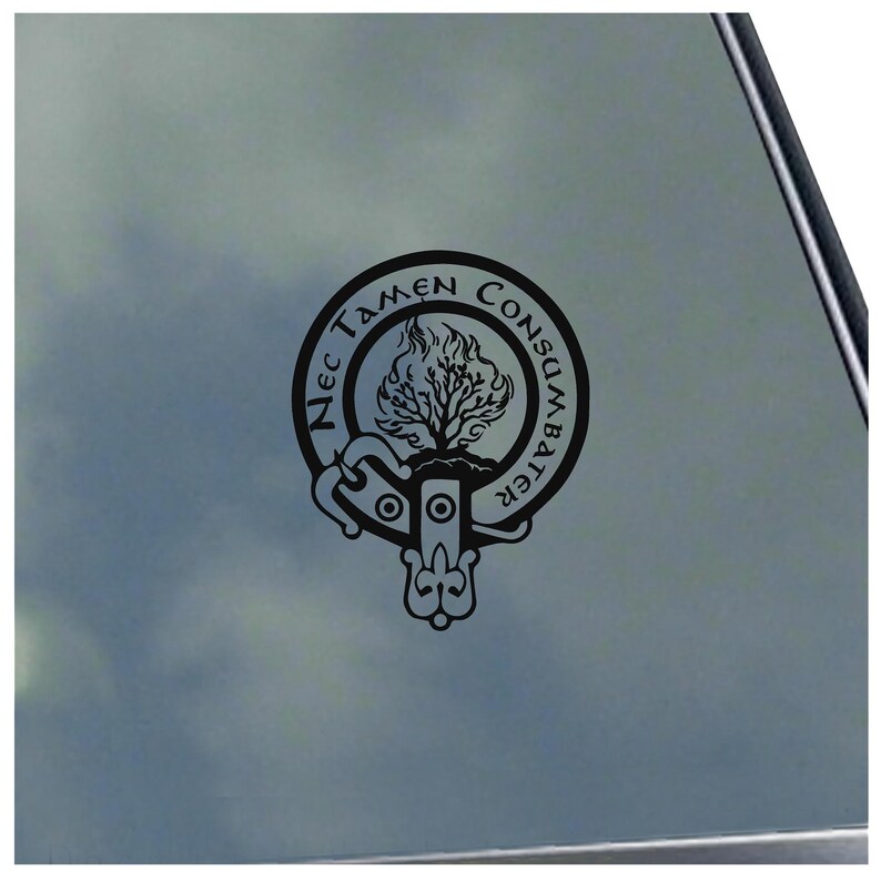 Clergy Scottish Clan Crest Vinyl Sticker Decal by KLO Graphics Highland ...