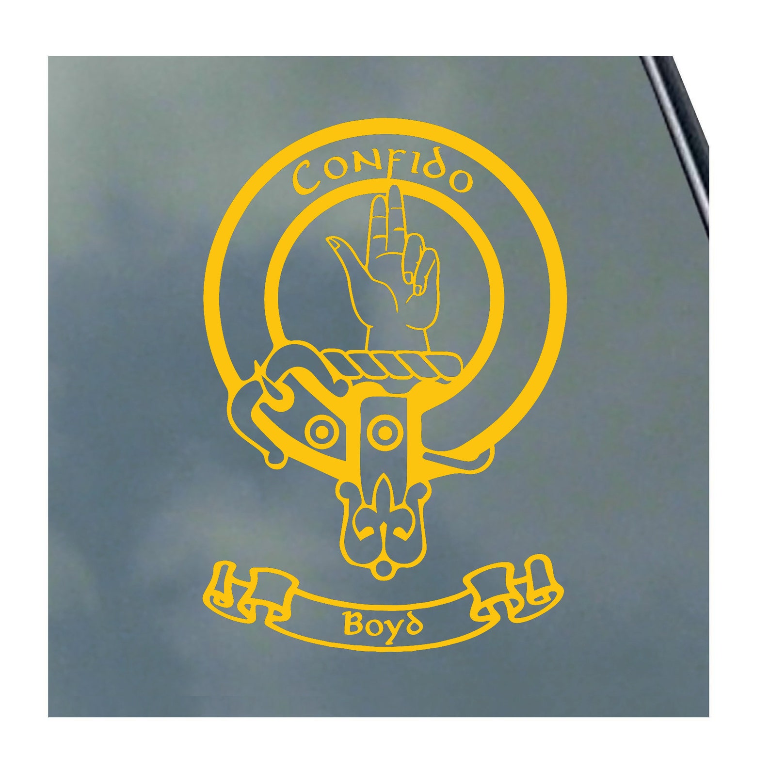 BOYD CLAN CREST Vinyl Sticker Truck Car Computer Scottish - Etsy