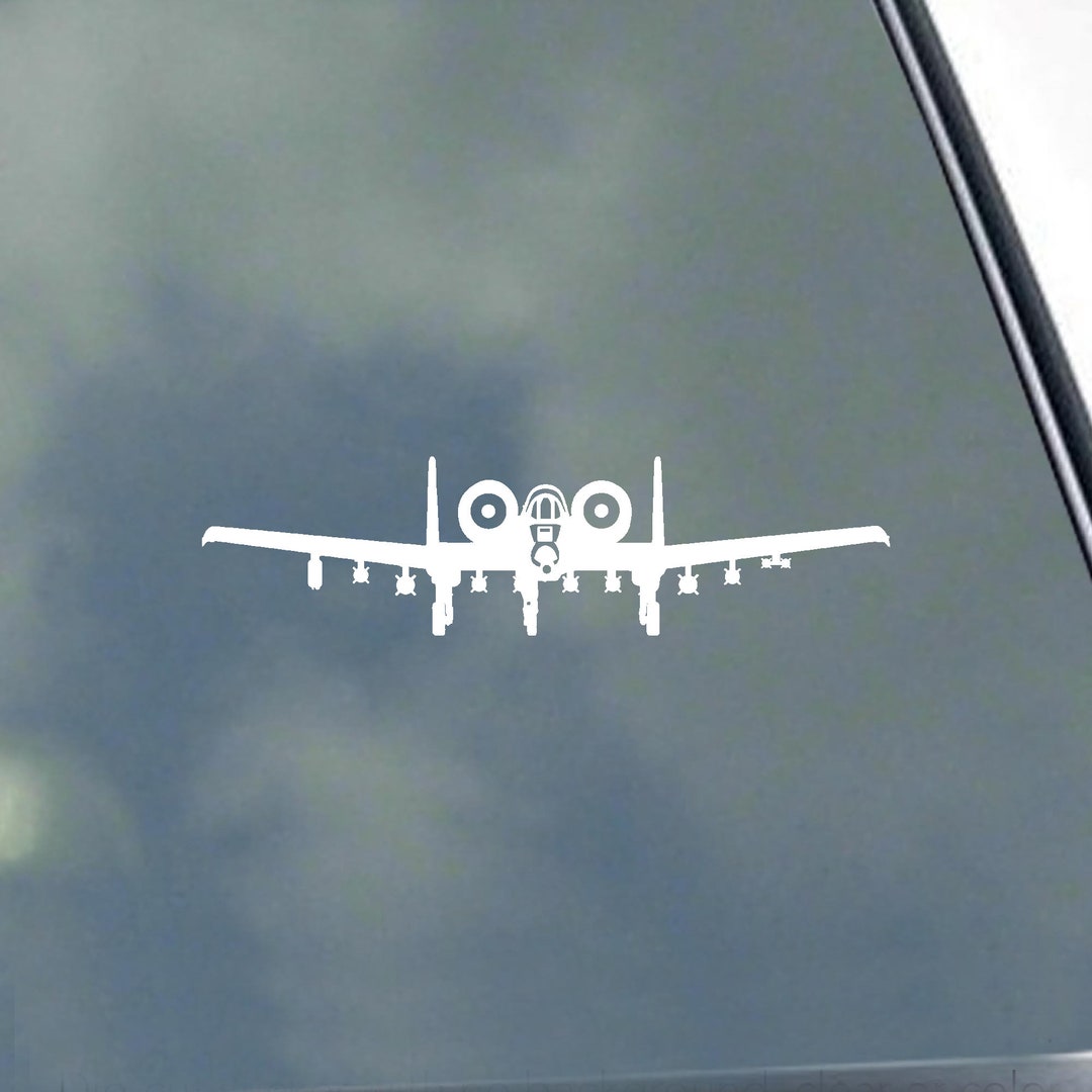A-10 THUNDERBOLT II Pilot Crew Front View With Landing Gear Vinyl ...