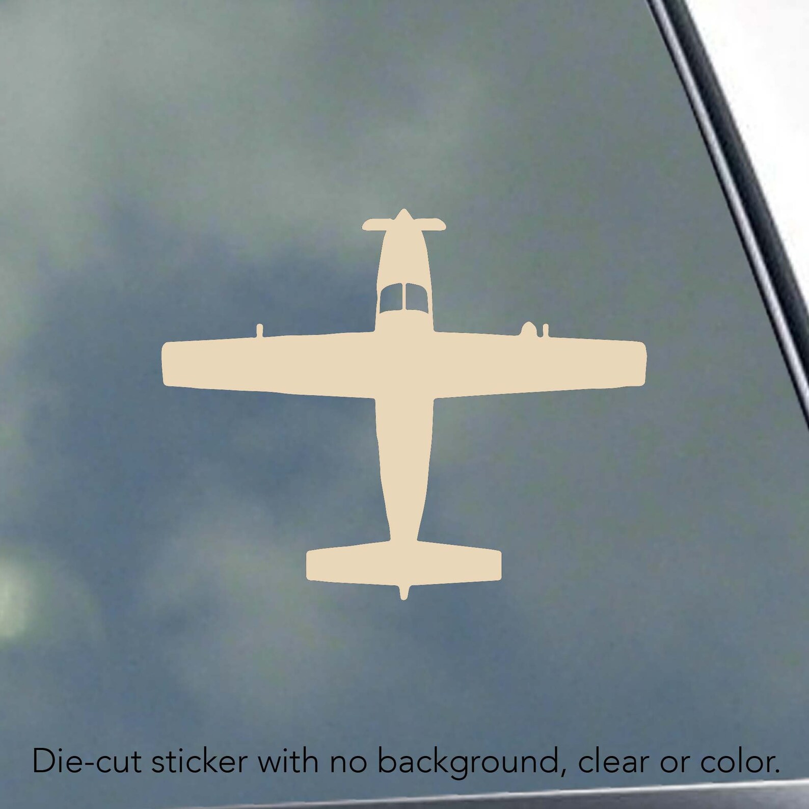 CESSNA 208 CARAVAN PILOT Top View Vinyl Sticker Decal Cargomaster for ...