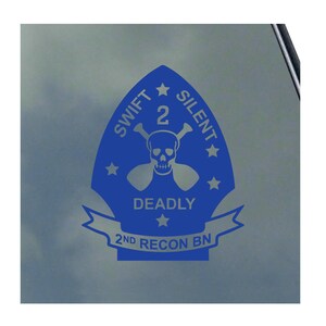 2nd RECON BATTALION Vinyl Sticker Decal USMC Marines - Etsy
