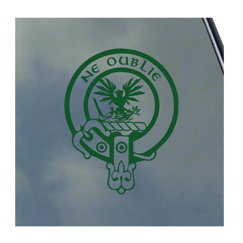GRAHAM Clan Vinyl Sticker / Decal Tartan Family Crest - Etsy