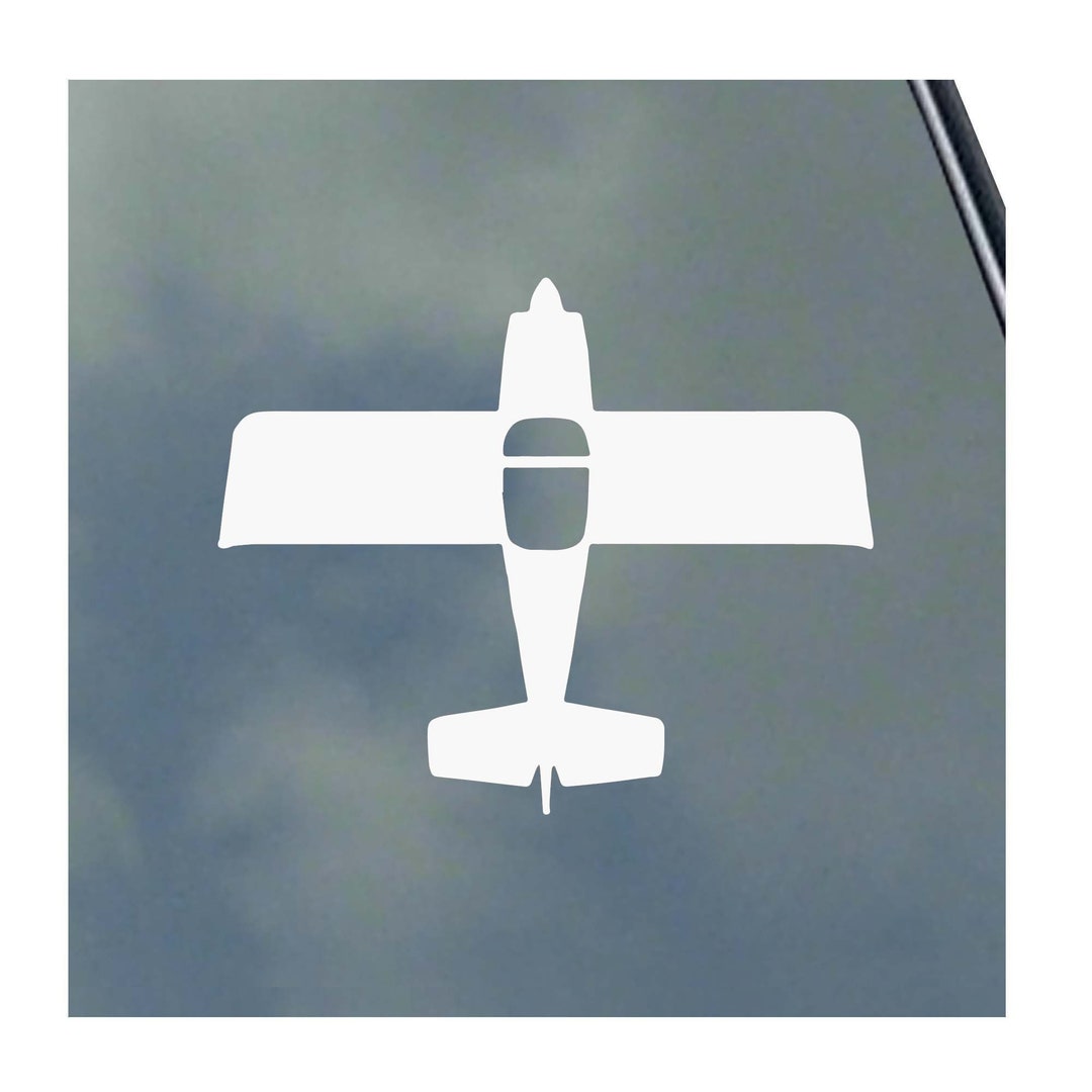 RV-7A Pilot Top View Vinyl Sticker Decal Builder Kit-plane Homebuilt ...