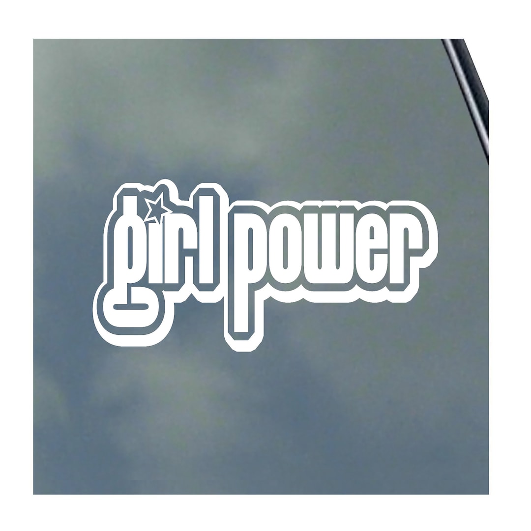 Girlpower Vinyl Sticker Decal Women's Empowerment Independence ...