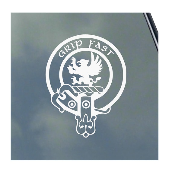 LESLIE CLAN CREST Vinyl Sticker Truck Car Computer Scottish - Etsy
