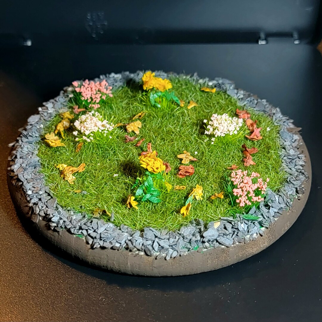Overgrown Rock Garden With Assorted Flowers - Etsy