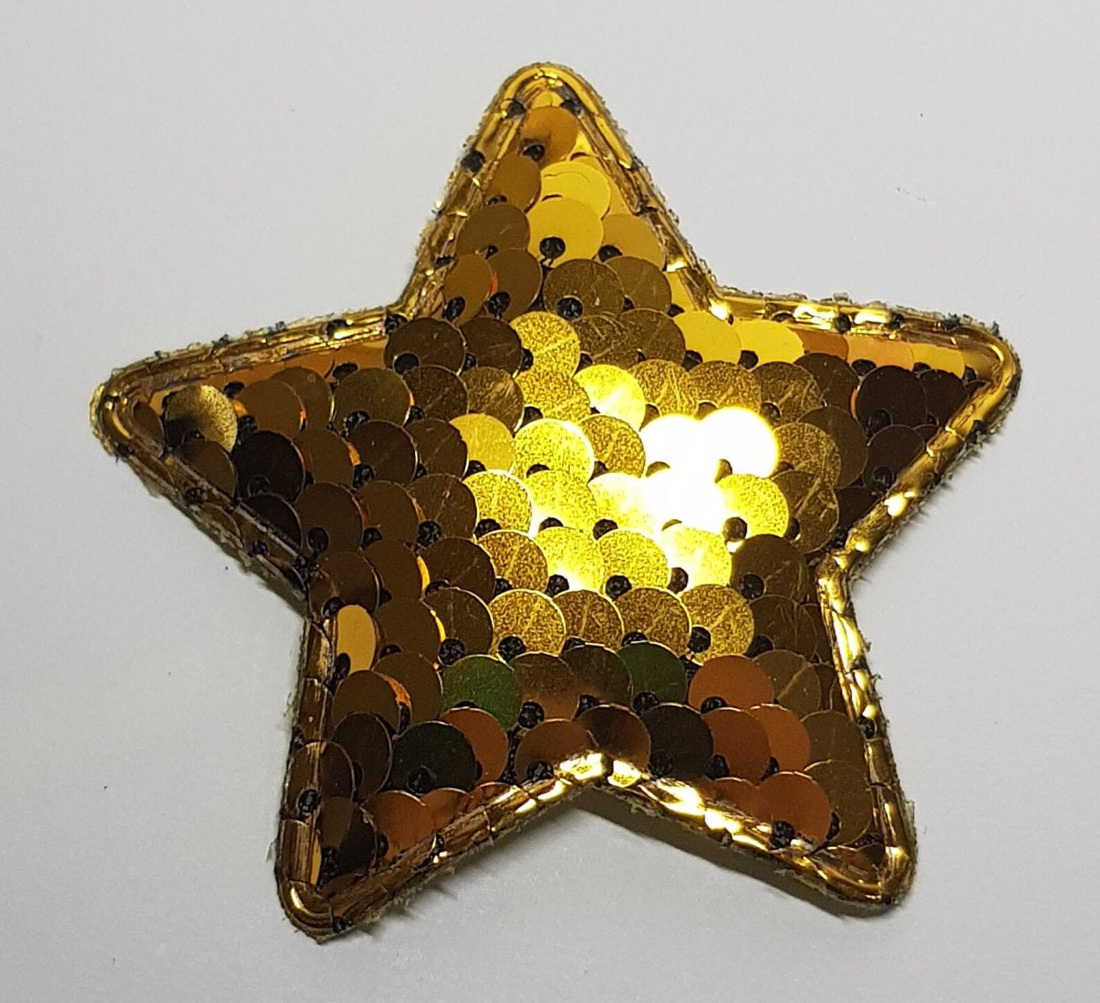 Sequin Star Applique: Padded Star Patch, Craft Embellishment (60 Mm) - Etsy