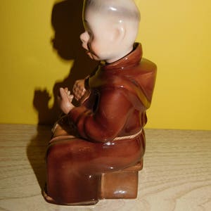 50s Friar Tuck Monk Decanter, Western Germany Ceramic Monk Decanter ...