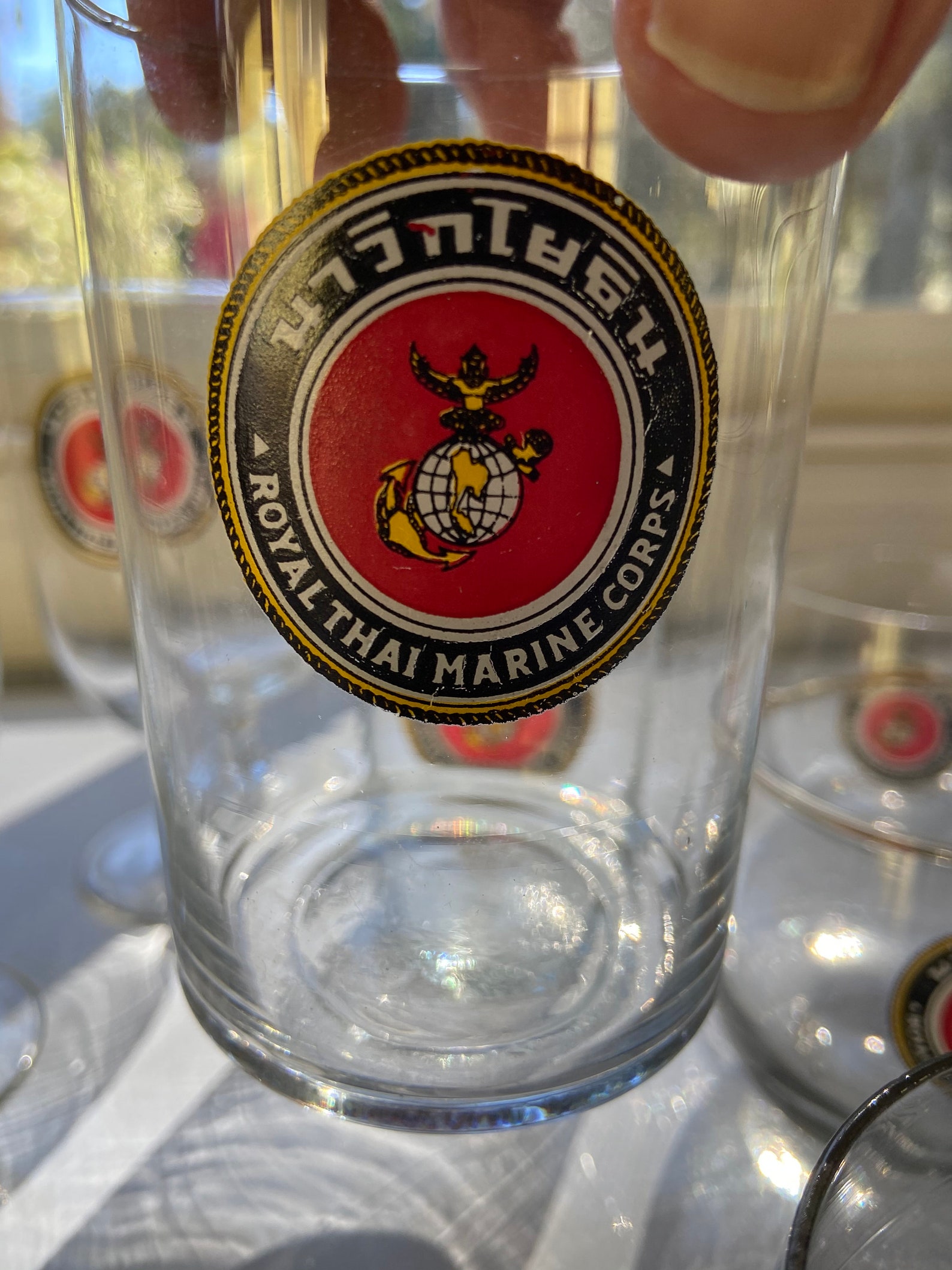 Rare Vintage Royal Thai Marines Drinking Glasses Thai Marines | Etsy