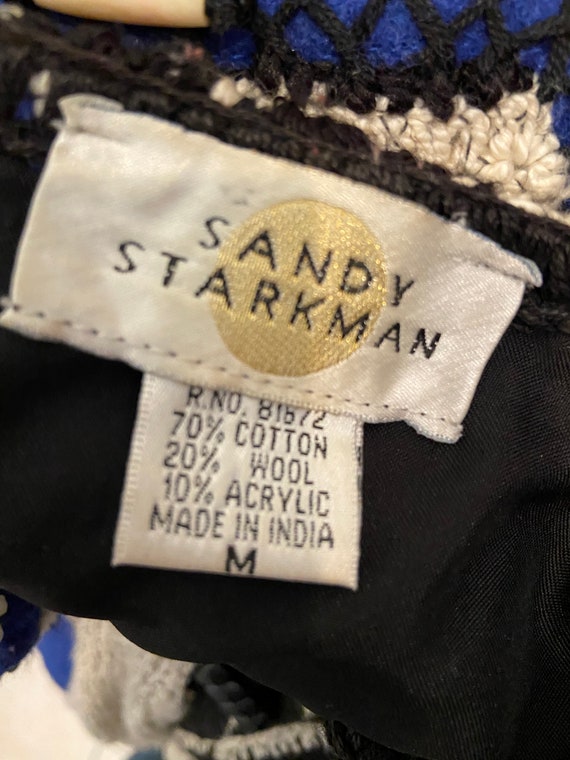 Vintage Sandy Starkman Tribal Aztec Geometric Festiva… - Gem