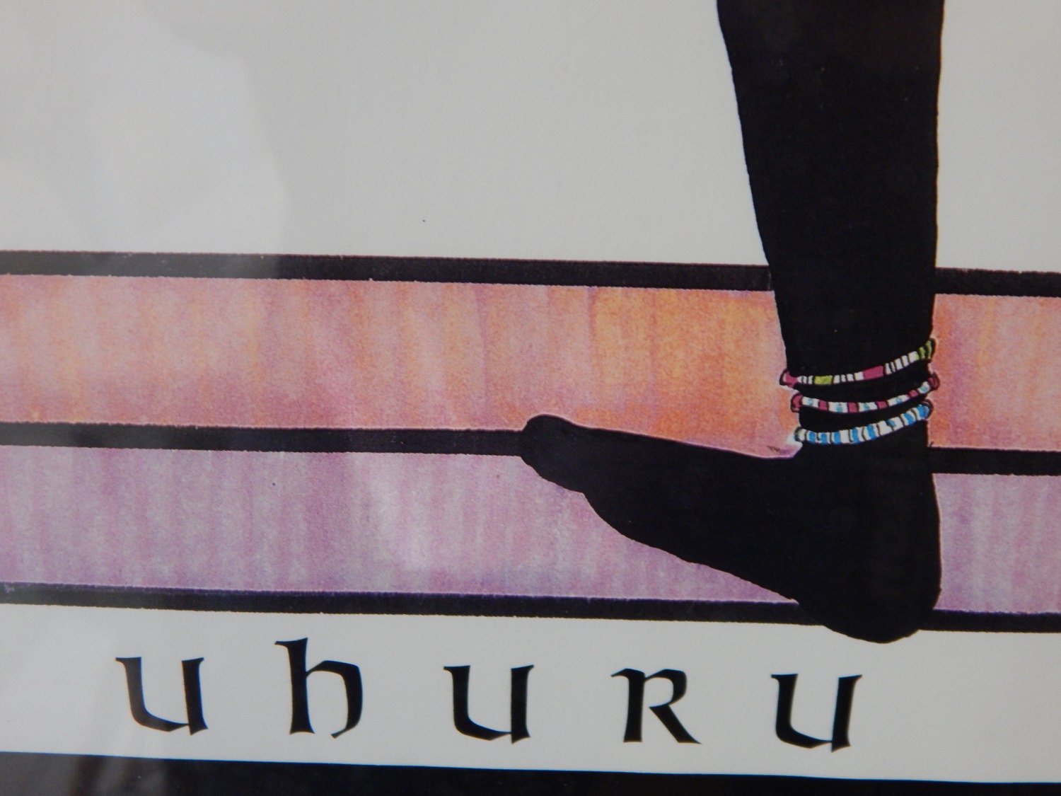 African American Art Print Uhuru Freedom Rare Halessie Signed - Etsy Canada