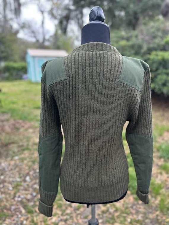 Vintage USMC Marine Corps Wooly Pully Sweater- Olive … - Gem