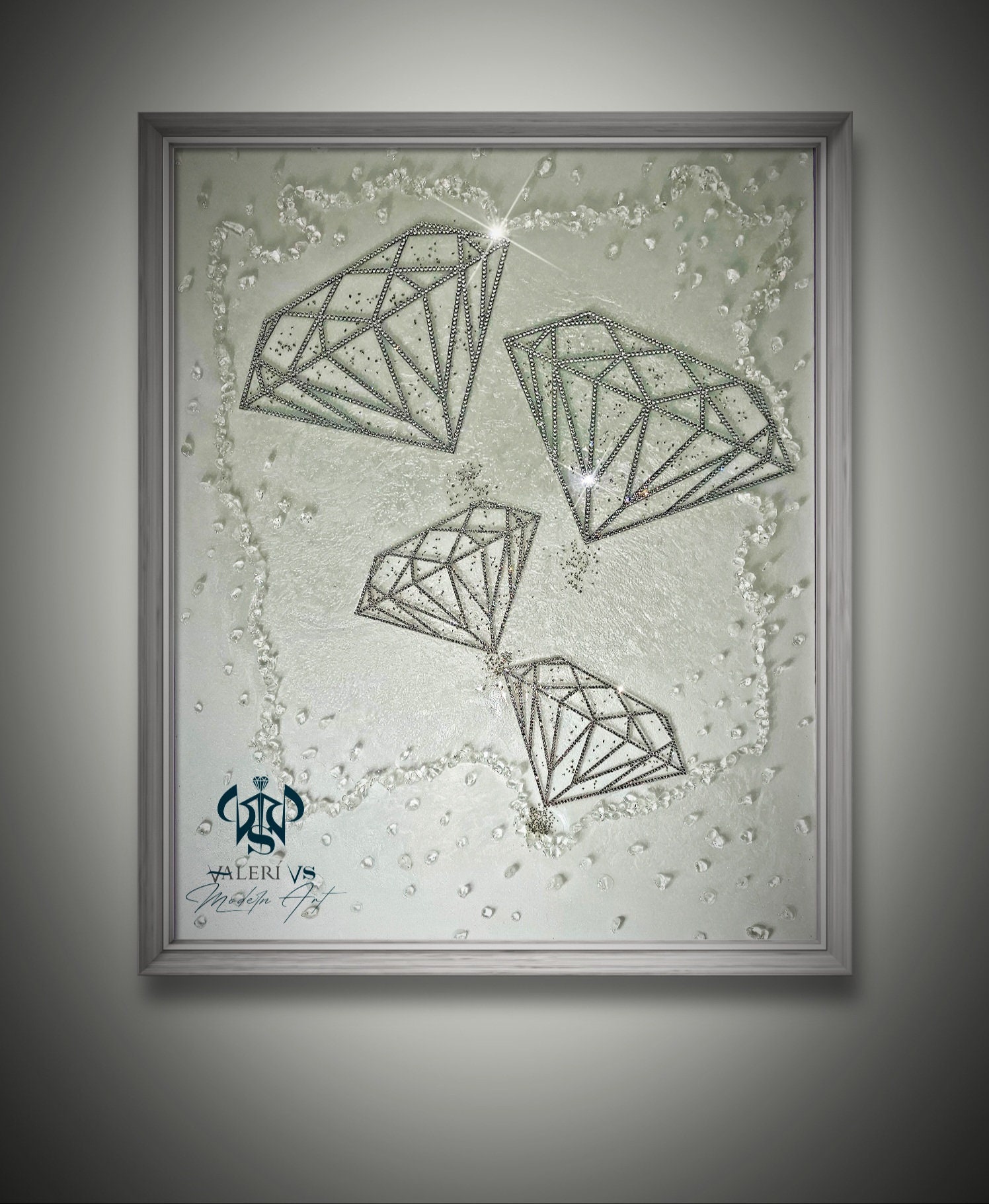 Sparkling Original Artwork Luxury Gift Homedecor Walldecor, Original ...