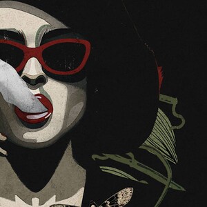 Marla Singer Inspired print llustration art giclée print | Etsy