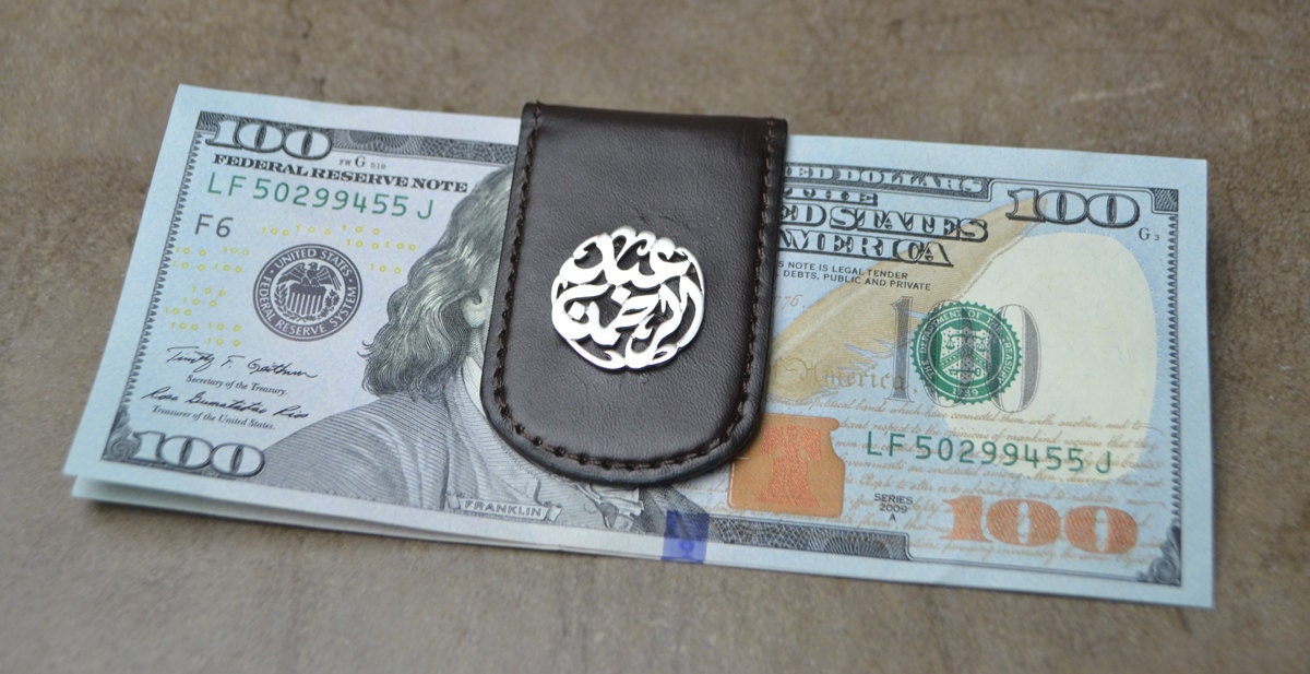 Personalized Handmade Leather Money Clip Best Man Gift - Etsy