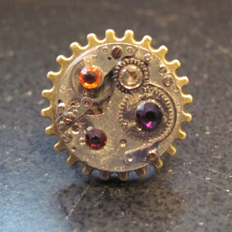 Watch Movement Ring - Etsy