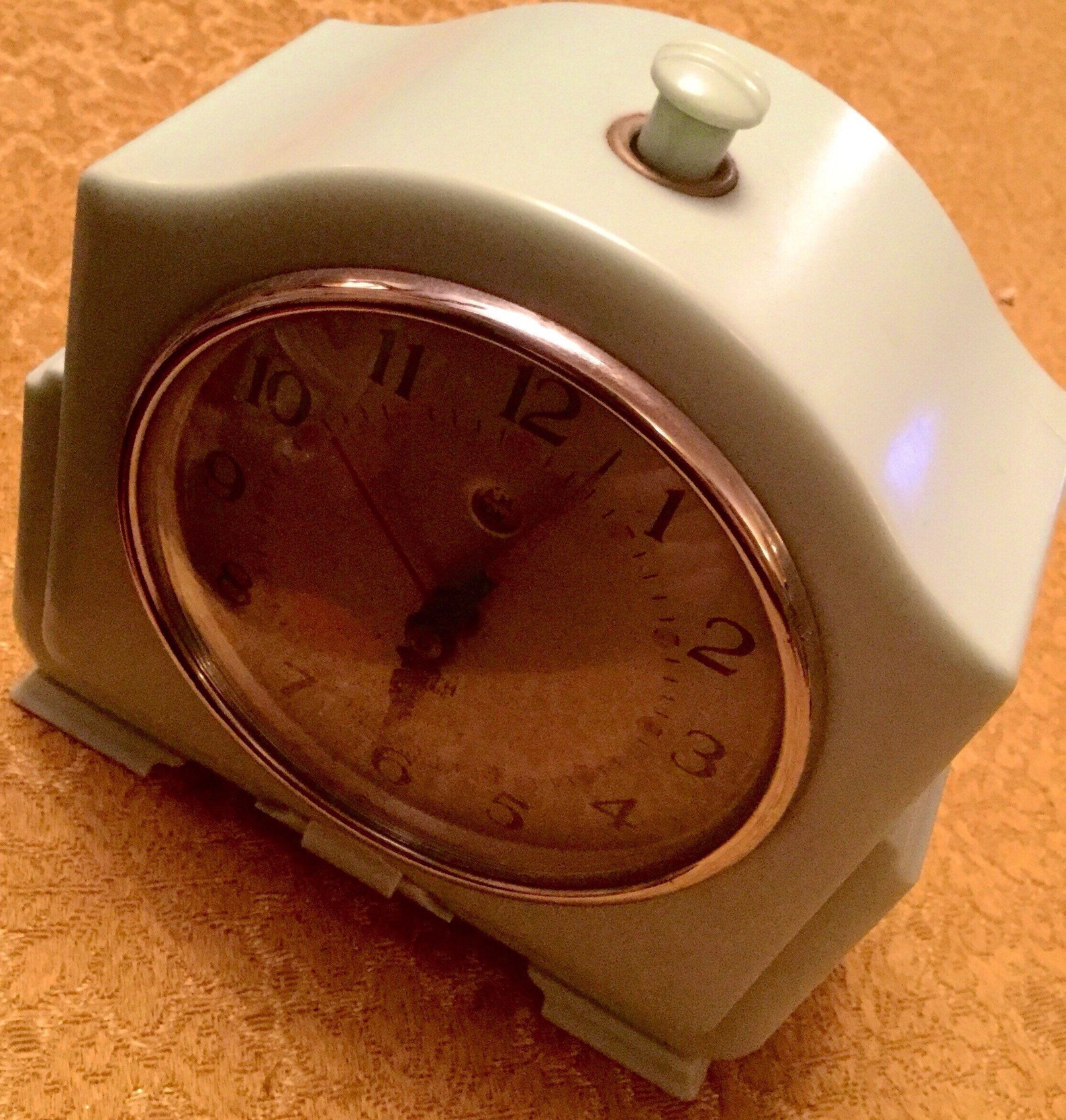 1930's Vintage Art Deco Alarm Clock in Rare Mint Green | Etsy