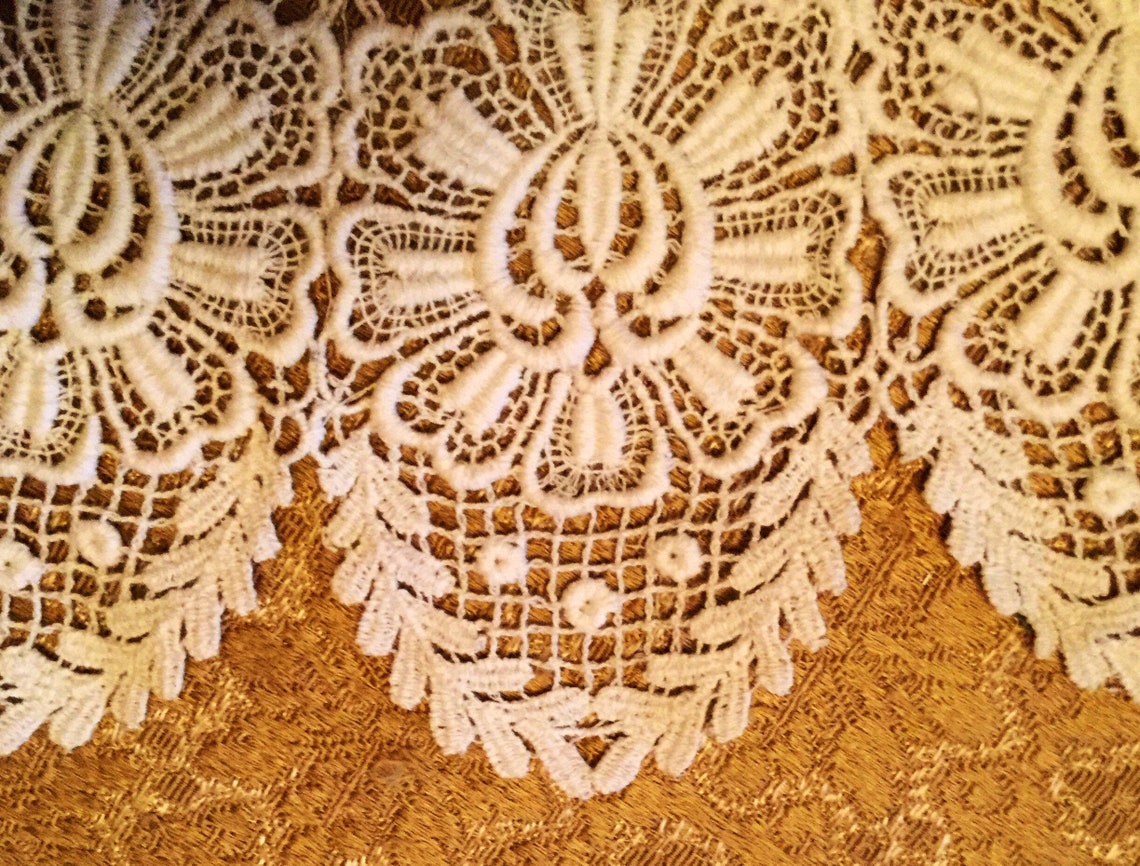 Exquisite Antique Late Victorian Machine Made Detachable Deep - Etsy