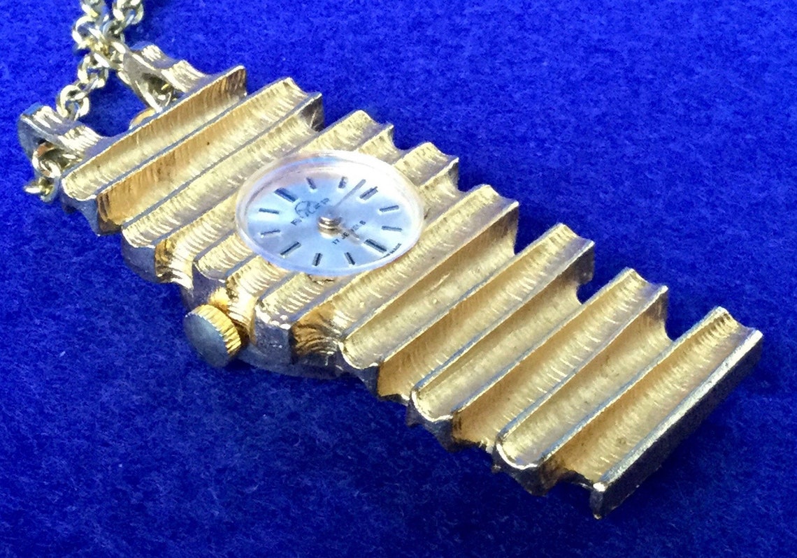 Vintage 1959s Buler Ladies Pendant 17 Jewel Wind-Up Watch | Etsy