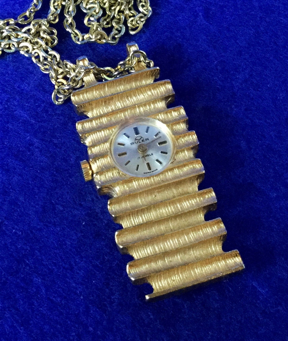 Vintage 1959s Buler Ladies Pendant 17 Jewel Wind-Up Watch | Etsy