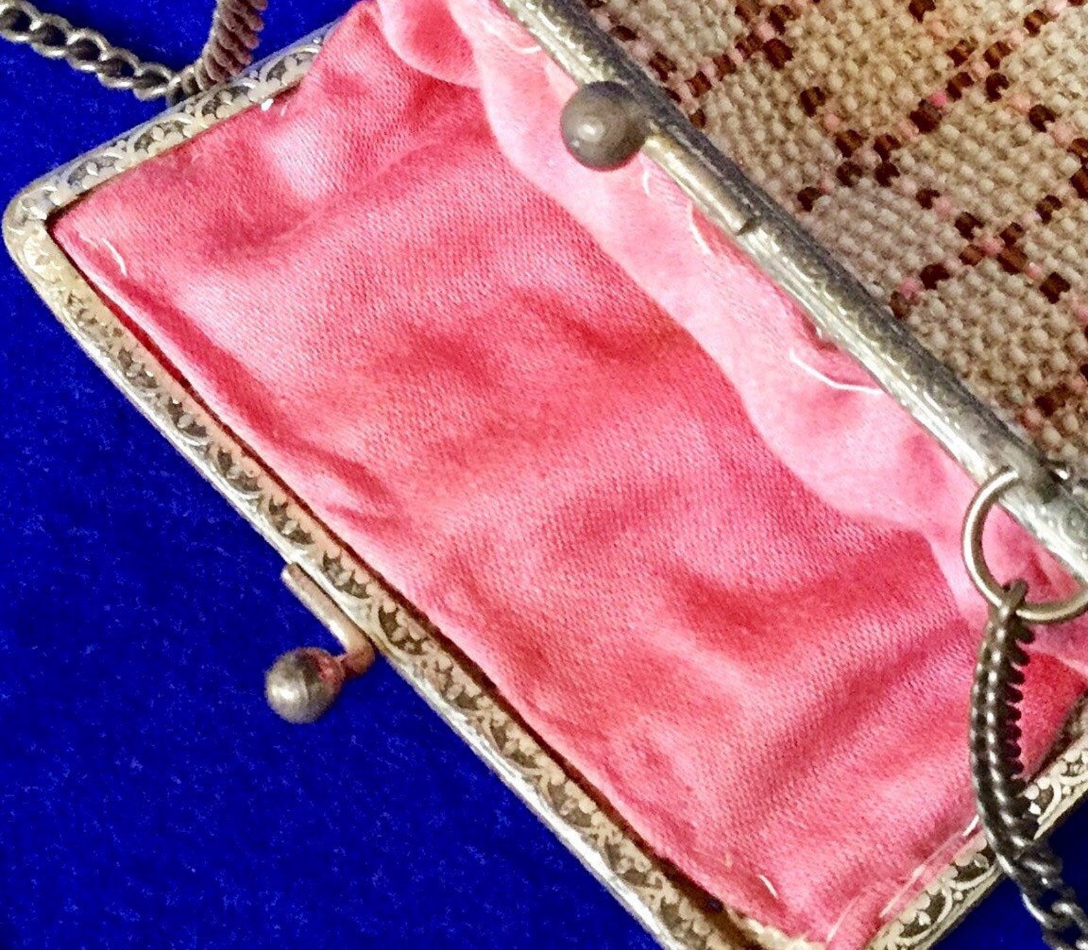 Late Victorian Antique Hand-made Beaded Evening Purse With - Etsy