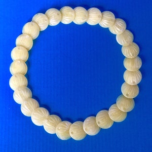 Vintage Pale Yellow , Flat , Poppit Beads - Etsy