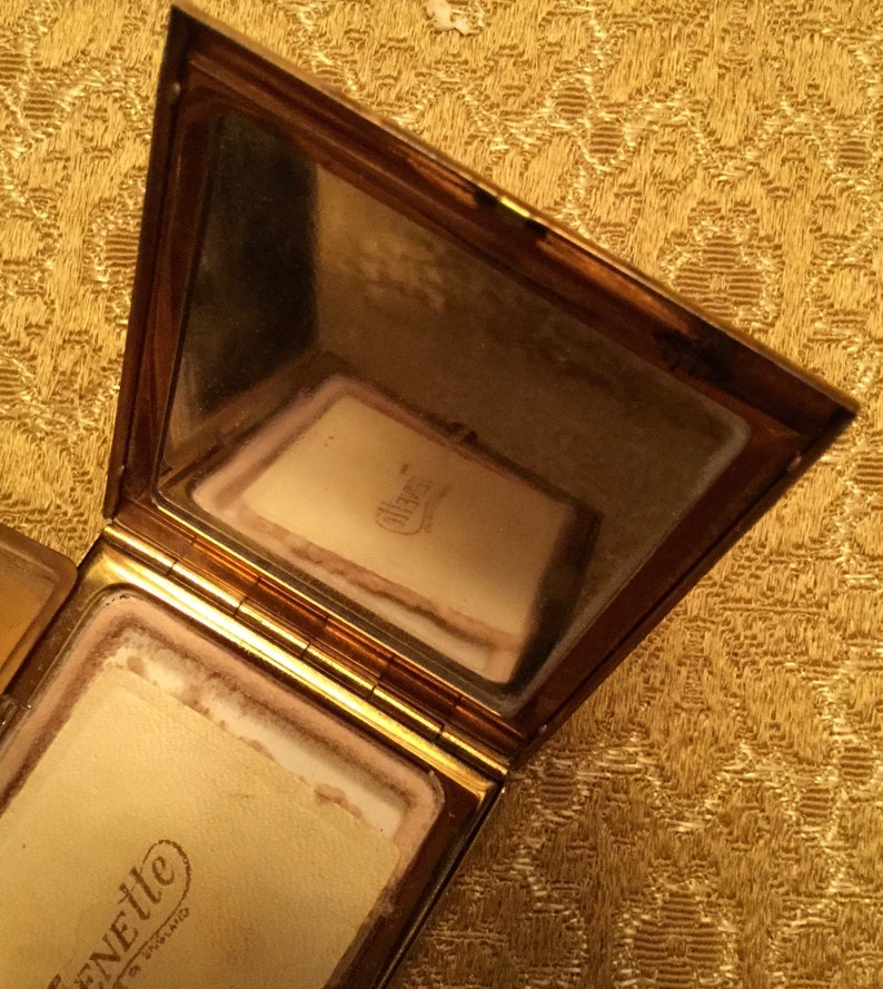 Vintage Art Deco Zenette Powder Compact 1940's | Etsy