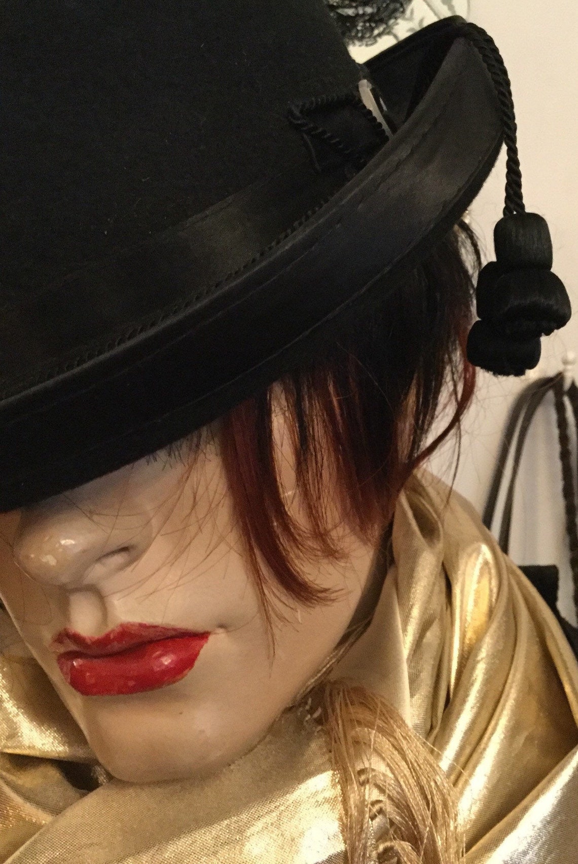 Vintage Borsalino Calidad Superior Peru Tassel Bowler Hat in | Etsy