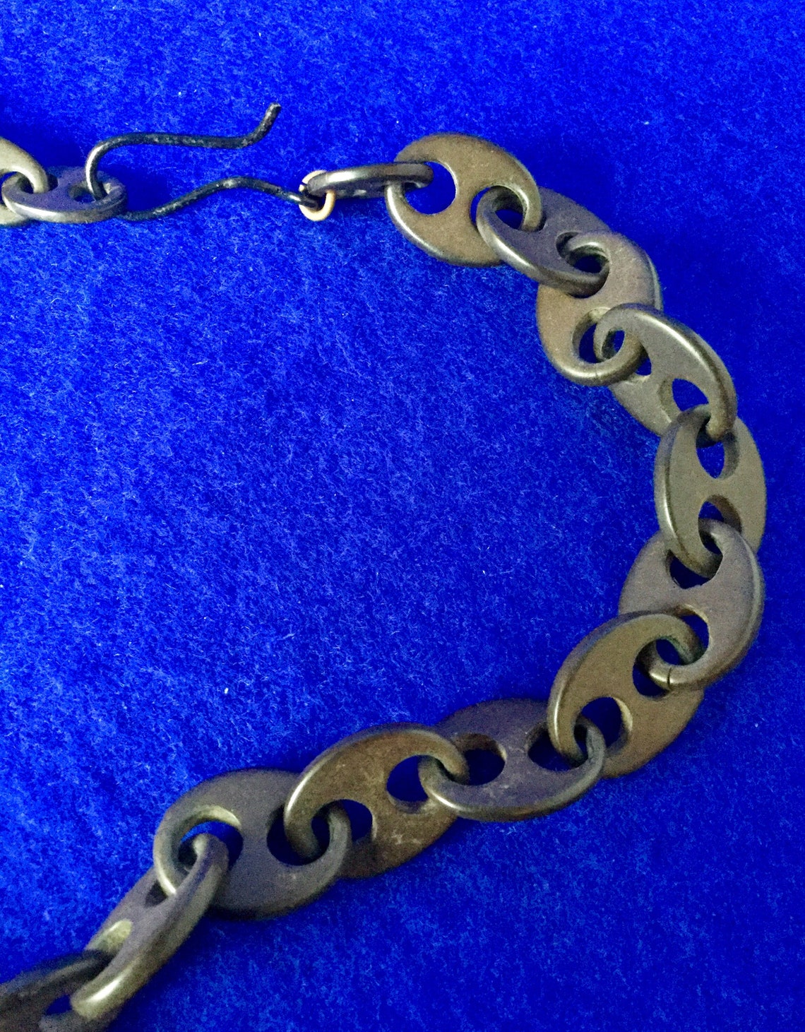 Antique Victorian Vulcanite Chain Link Mourning Necklace With - Etsy