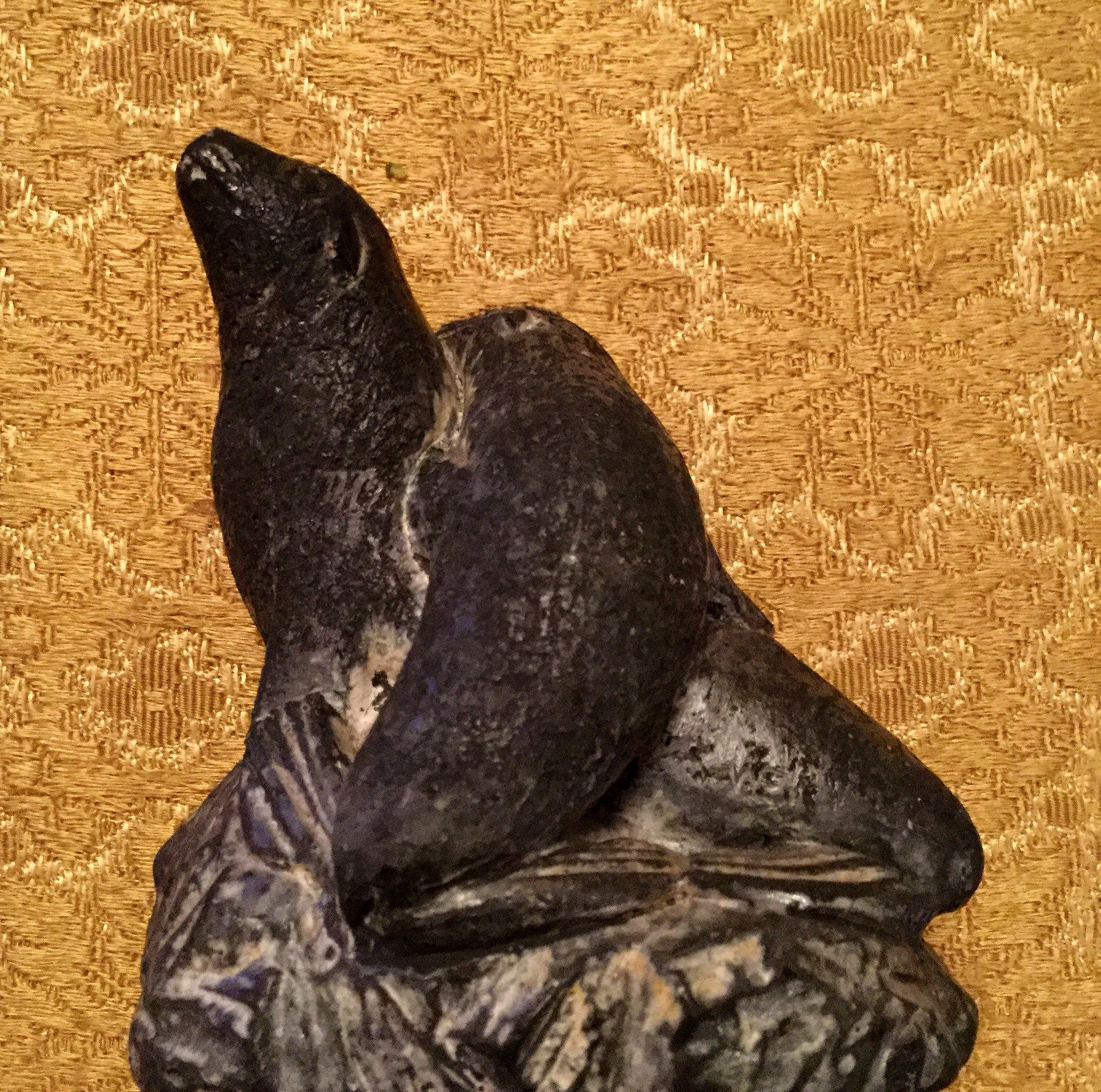 Vintage 1970s Wolf Original Inuit Style Composite Resin | Etsy