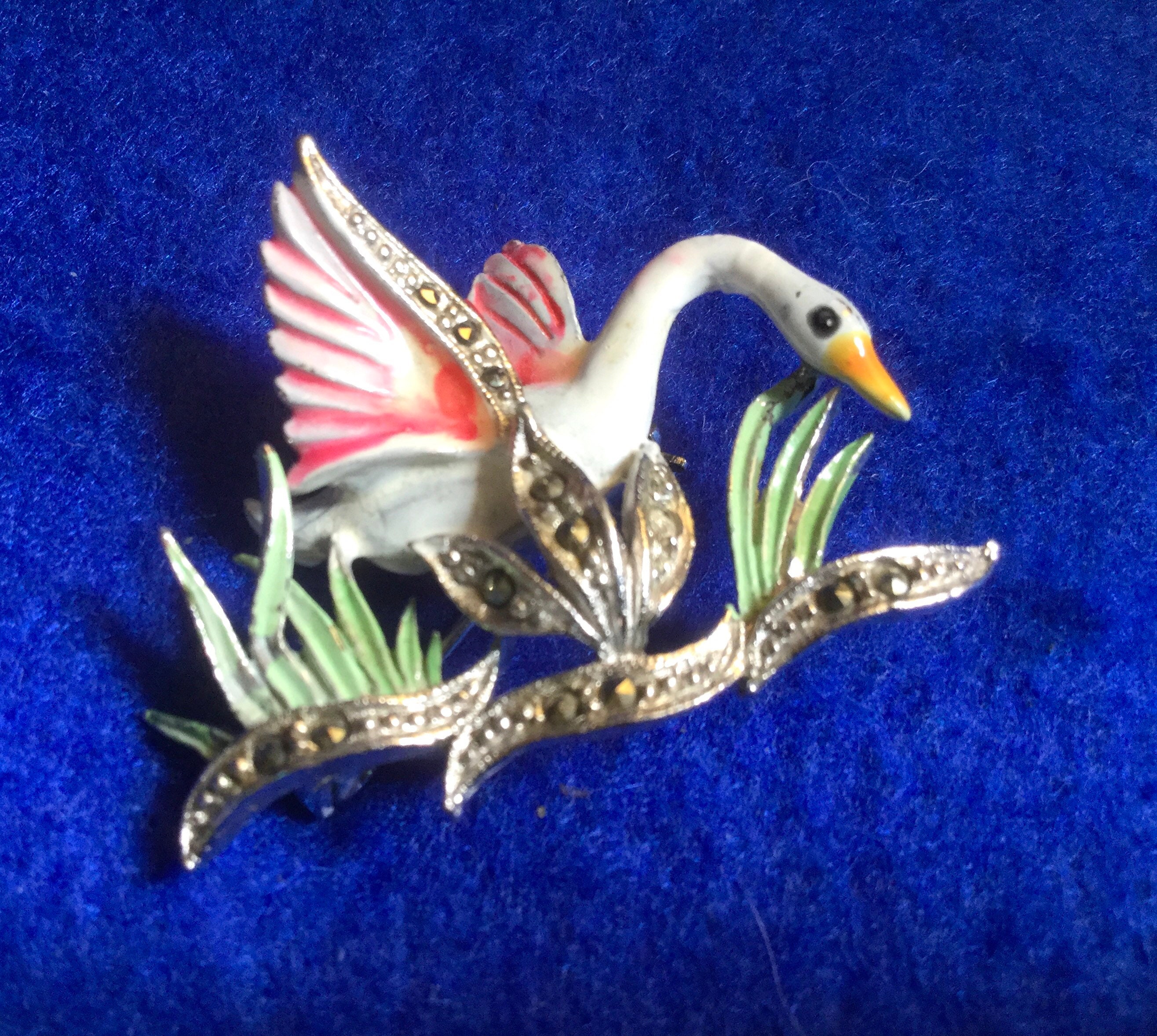 Vintage swan brooch - Etsy 日本 Vintage swan brooch - Etsy 日本