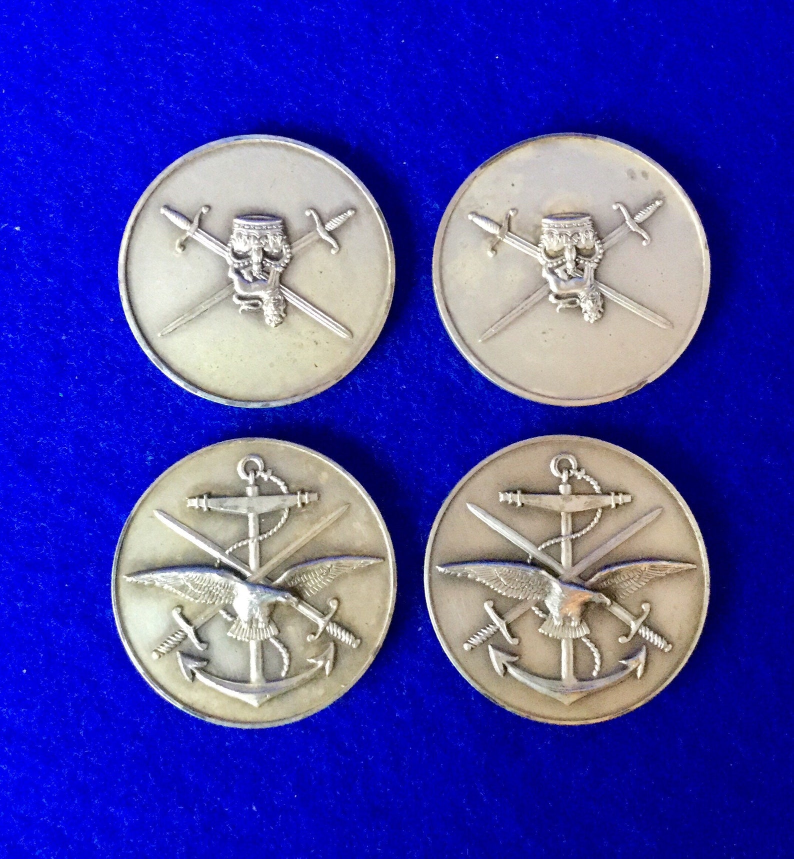 Four Vintage Sports Medals From Middle East Command & Middle | Etsy