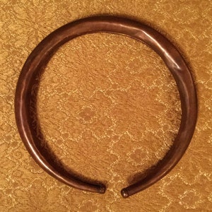 Vintage 1930s Torque - Handmade Copper Torque Collar With Twisting ...