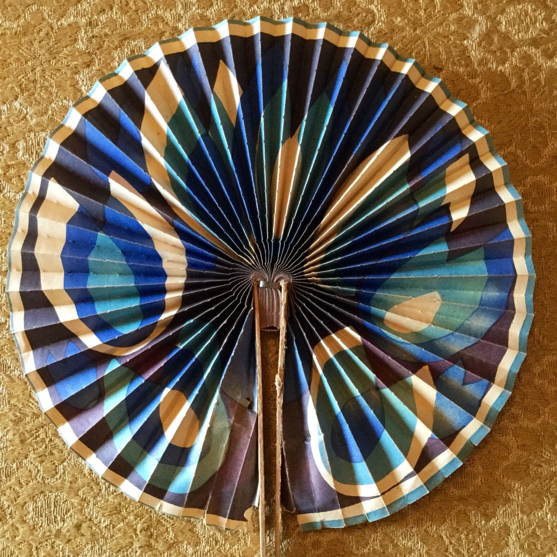 Rare 1900s Promotional ‘cinzano Hand Fan’ - Etsy