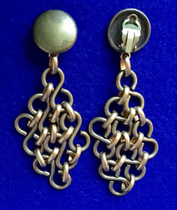 Dramatic Vintage 1980s Infinity Figure Of Eight Brass… - Gem