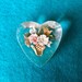 Reverse Carved Lucite Heart Brooch - Etsy