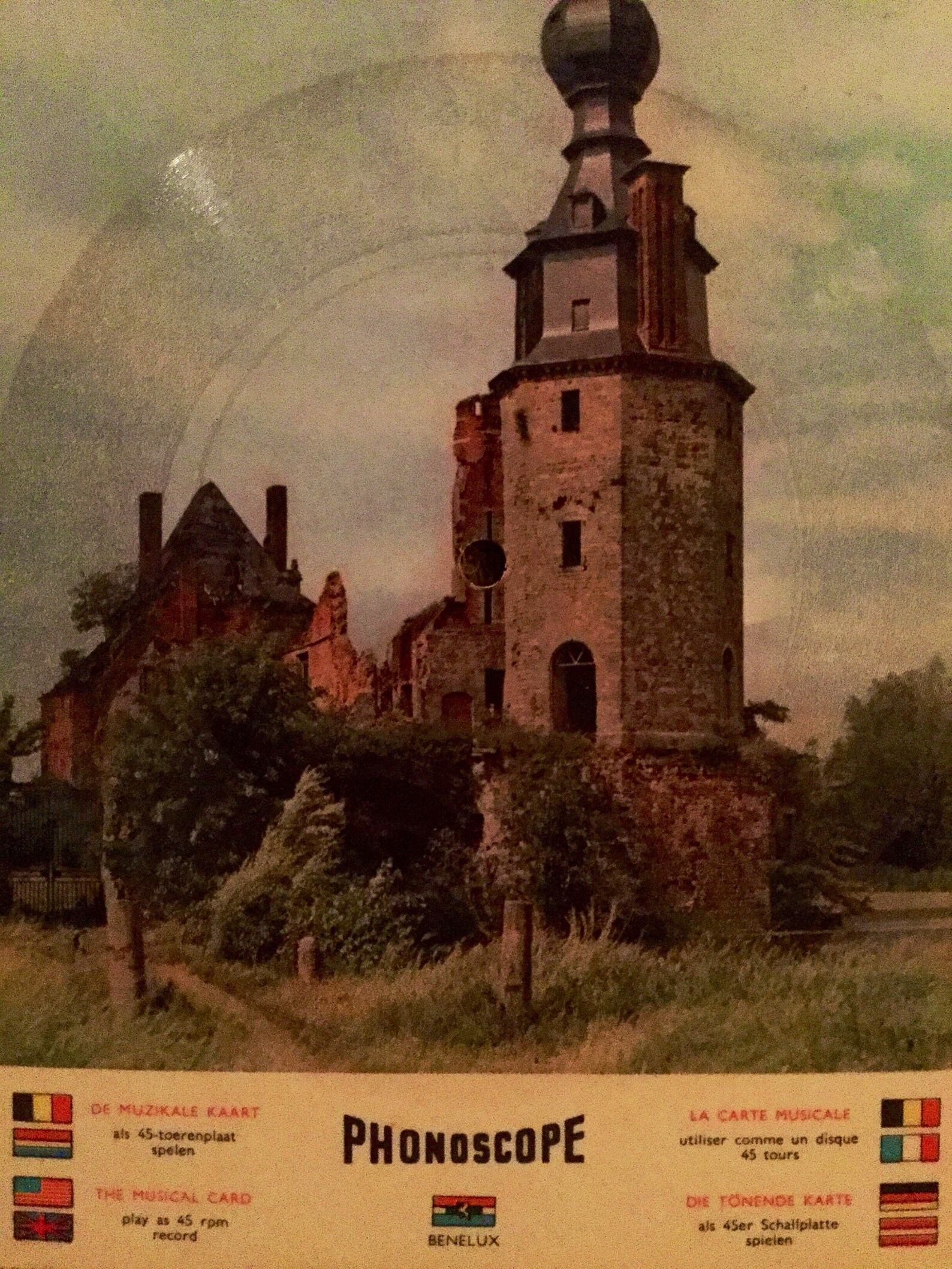 Four Rare 1950s Vintage Phonoscope Postcard Records From Ago Amsterdam ...