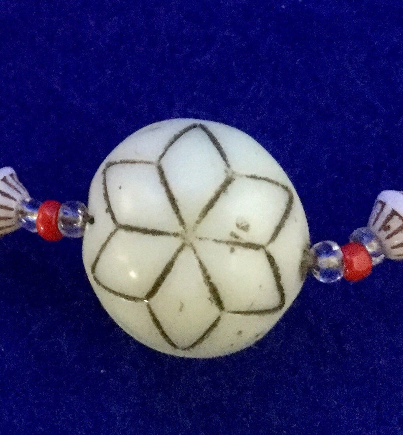 Stunning ‘neiger Deco’. Max Neiger Art Deco Red, White and Clear ...