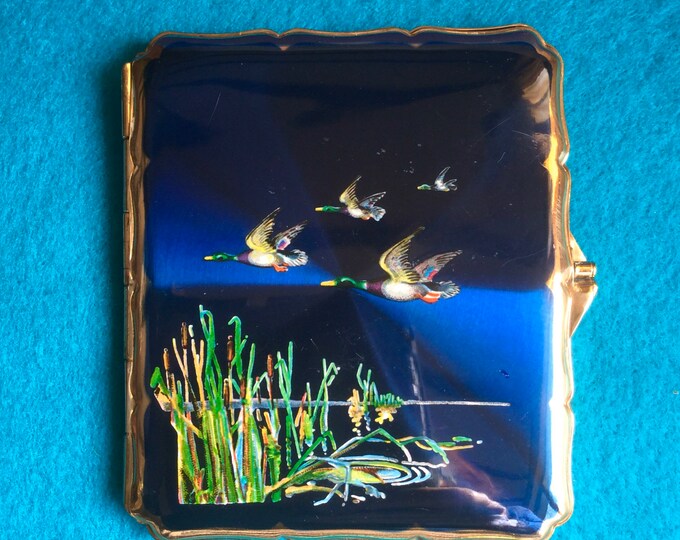1950s Stratton Cigarette Case With Flying Ducks - Etsy