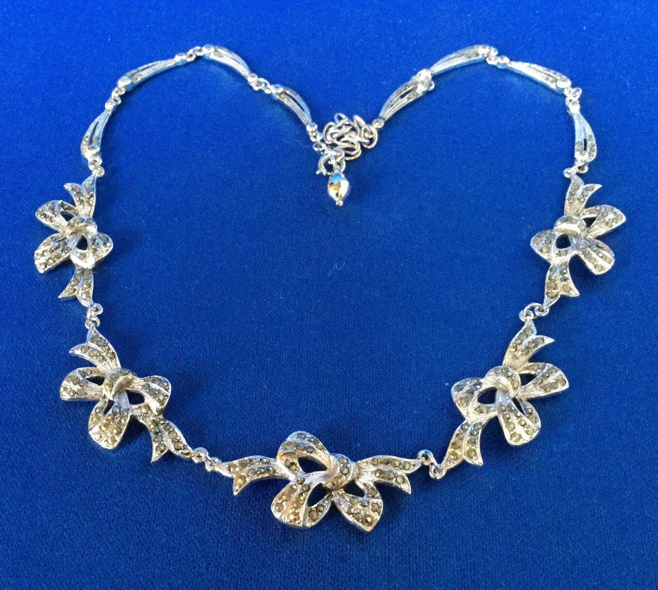 Marcasite Bows Choker 1940s - Etsy
