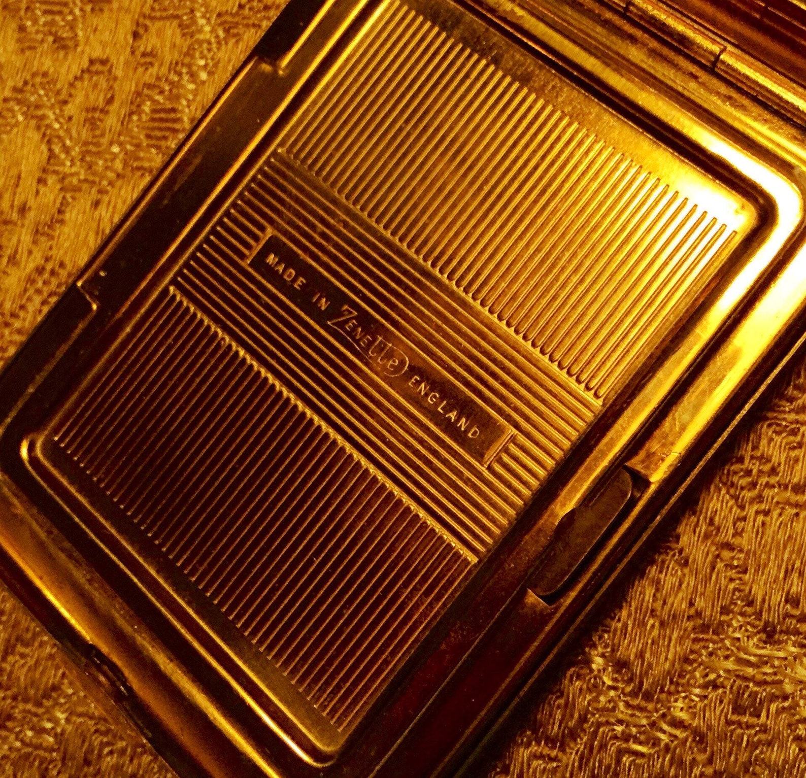 Vintage Art Deco Zenette Powder Compact 1940's | Etsy