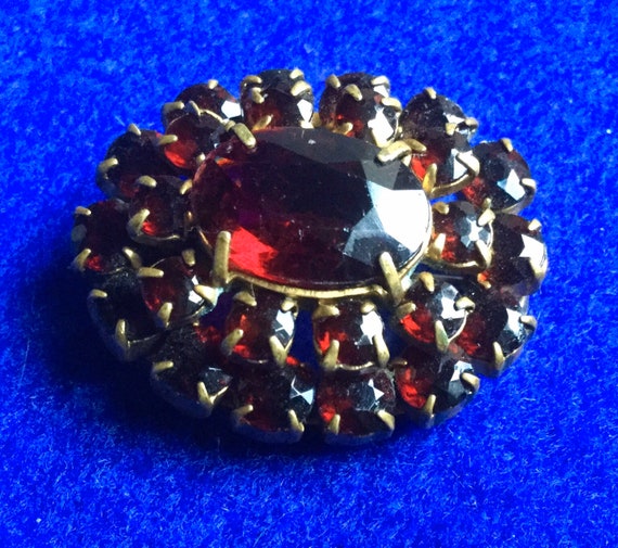 Victorian Garnet Brooch - Etsy