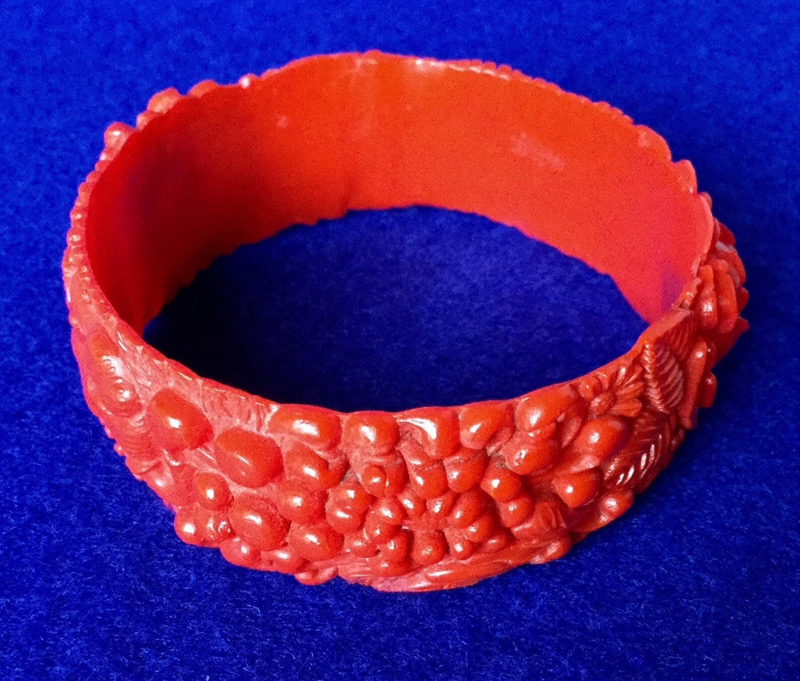 1920s Vintage Red Celluloid Bangle - Etsy