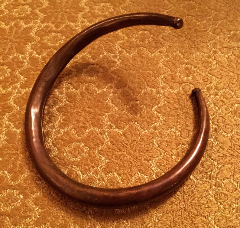 Vintage 1930s Torque Handmade Copper Torque Collar With - Etsy
