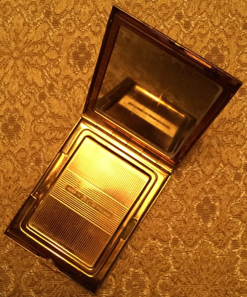 Vintage Art Deco Zenette Powder Compact 1940's | Etsy