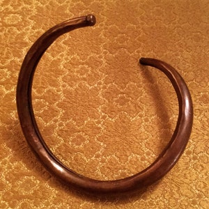 Vintage 1930s Torque - Handmade Copper Torque Collar With Twisting ...